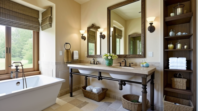 Bathroom Feels Cold? Create a Warm Tuscan Bathroom