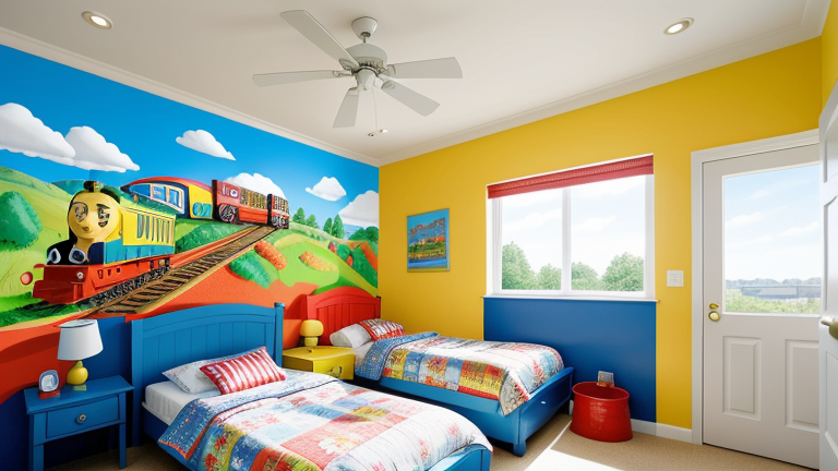 Thomas the Tank Engine Bedroom Ideas for a Boring Kids Room?