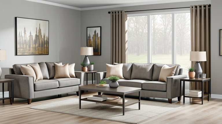 Grey and Bronze Living Room Ideas: Create a Modern Space