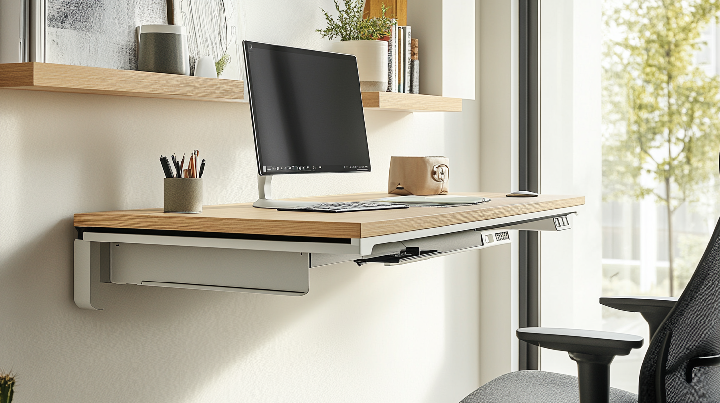 Room Too Small for a Desk? Try a DIY Wall Mounted Desk